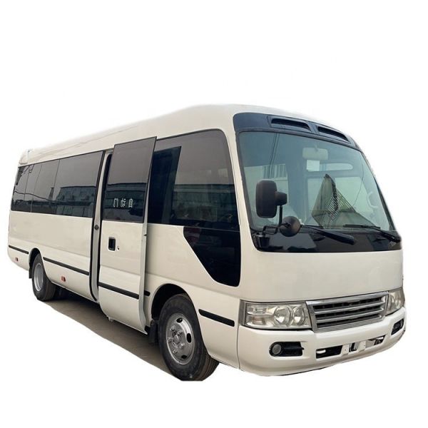 Quality 30 Seats Good Condition Used Diesel Toyota Coaster Buses Engine Capacity 6-8L Diesel for sale