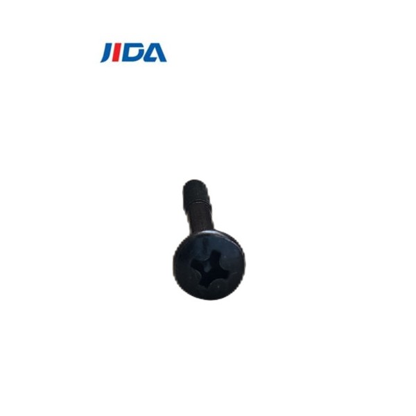 Quality M4 X 36mm Black Zinc Screw Pan Head Phillips Cross Recessed Screws Half Thread for sale