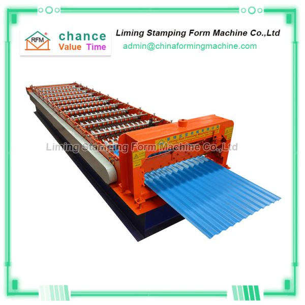 Quality Metal Galvanized Aluminum Corrugated Tile Roofing Roll Forming Machine for sale