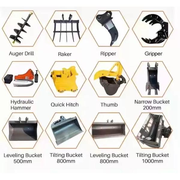 Quality Household Orchard Excavator Farm Small Electric Compact Digger for sale
