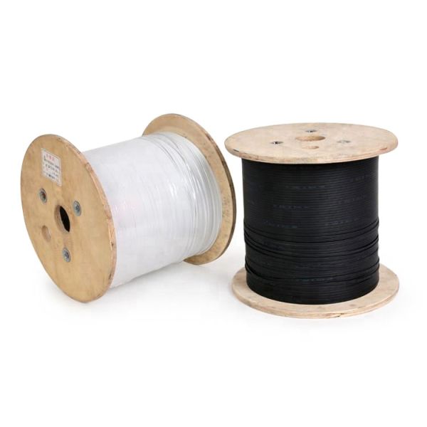 Quality 1,2,4 Core G657A1 G657A2 FTTH Flat Drop FOC Fiber Optic Cable for sale