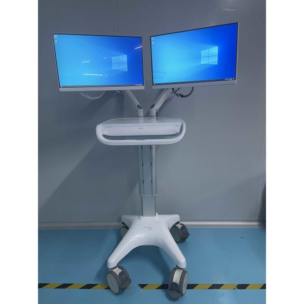 Quality Hospital Medical Mobile Workstation 22 Inch Electric for sale