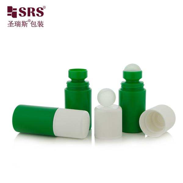 Quality RPPC1-60ml Gray Disinfectant Bottle PP Roll On Bottle 50ml-90ml With Cylindrical for sale