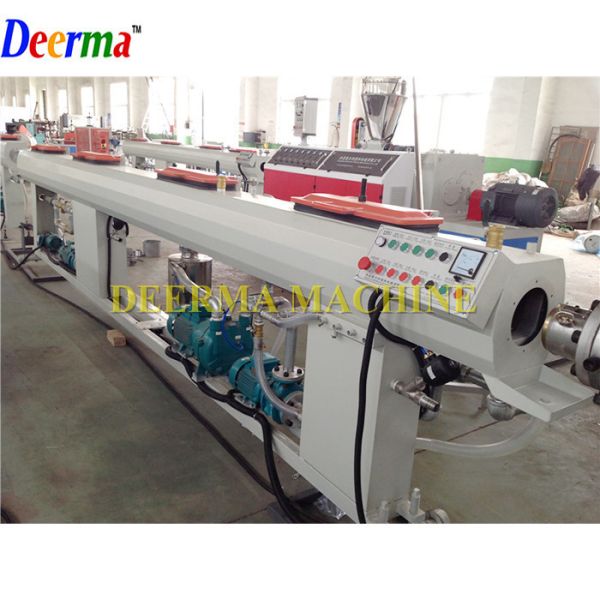 Quality PE Pipe Manufacturing Machine HDPE Pipe Extrusion Machine Power W installed for sale