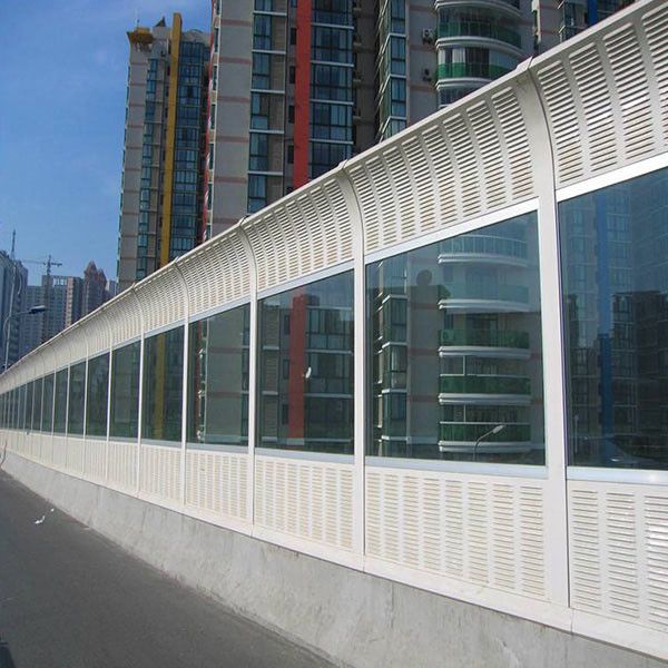 Quality Fiberglass Light Fireproof Sound Barrier Highway Easy Installation High Pressure Resistance for sale