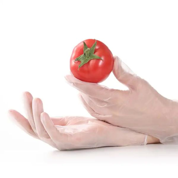 Quality Waterproof Disposable Vinyl Gloves Transparent Use For Kitchen for sale