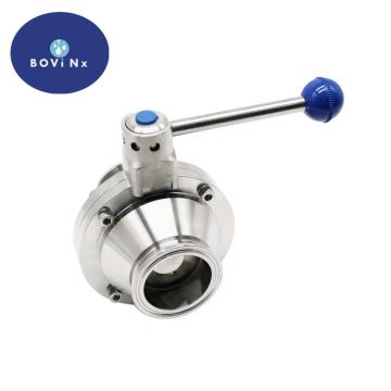 Quality Manual Sanitary Butterfly Stainless Steel Valves 1 Inch SMS Standard for sale
