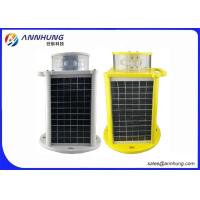 Quality High Brightness Solar Powered Aviation Lights / Tower Obstruction Lighting for sale