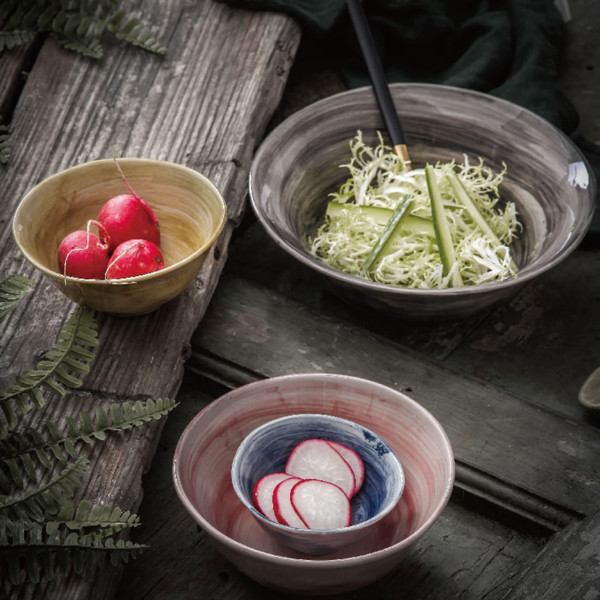Quality FDA 15cm Ceramic Stoneware Dinnerware Sets Salad Bowl for sale