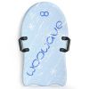 china Blue Snow Sled with Two Handles Lightweight and Sturdy PE Core Design