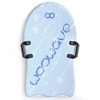 Quality Blue Snow Sled with Two Handles Lightweight and Sturdy PE Core Design for sale