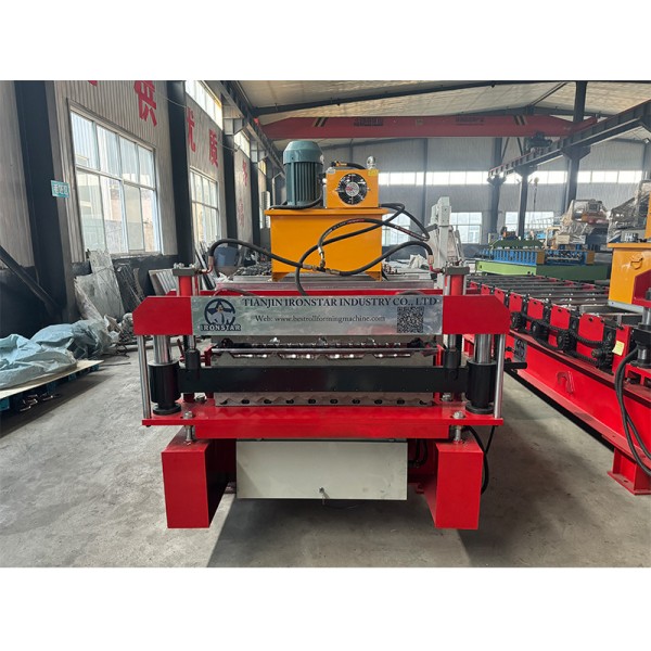 Quality 840 trapezoidal sheet and 836 corrugated double layer roll forming machine for for sale