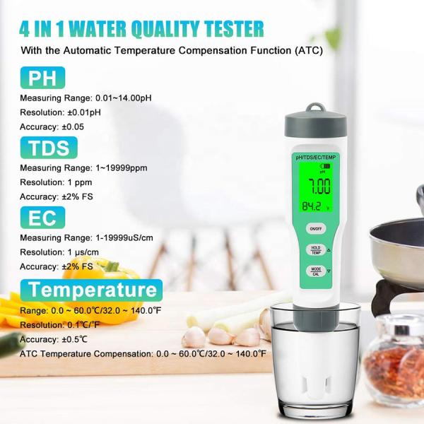Quality Lab Water Purity Electronic Tester Portable Digital Pen Type PH Meter for Lab for sale