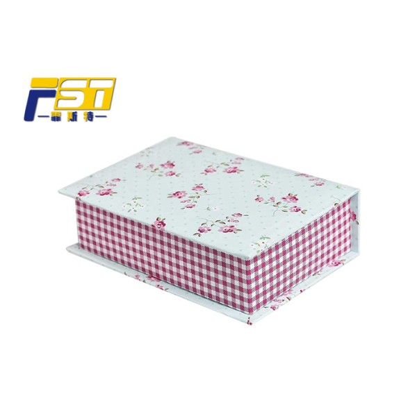 Quality Rectangle Handmade High End Printed Cardboard Boxes Recyclable Silk Lamination for sale