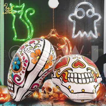 Quality Softball Fans' Must-Have Inflatable Halloween Sugar Skull Decoration For Yard for sale