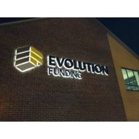 Quality High Strength Led Backlit Sign With Laser Cut Stainless Steel Frame for sale