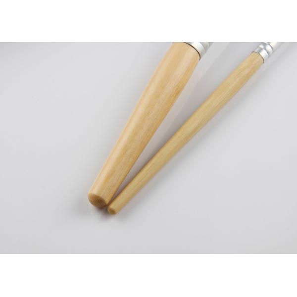 Quality Vegan Synthetic Fiber 12Pcs Bamboo Makeup Brushes Set OEM for sale