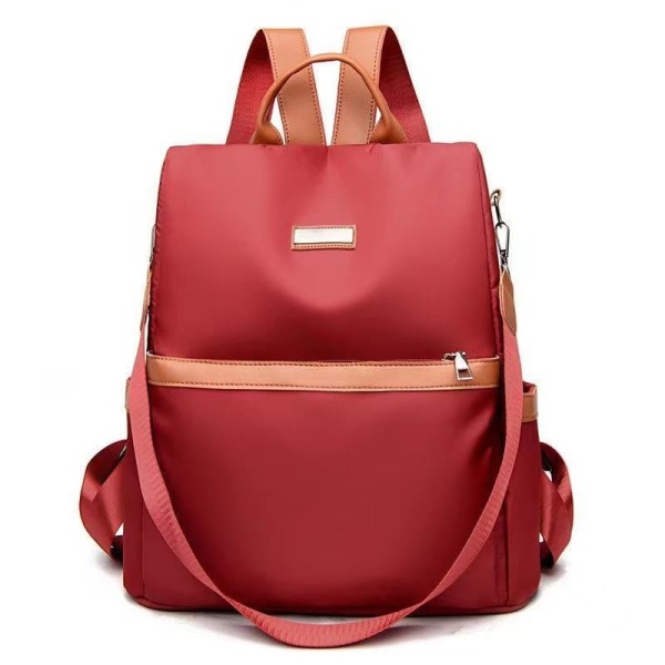 Quality Trapezoid Design Loungefly Unisex Solid Color Hiking Shoulder Backpack for for sale