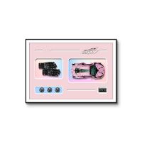 Quality Customized Color Wall Hanging Art Building Blocks 4S Car Dealership 3D Wall for sale