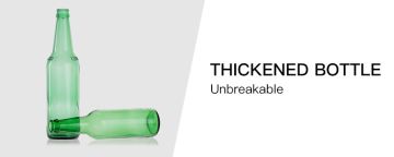 Factory Price 200 Ml 330 Ml Green Soad Unique Beer Bottle with Crown Lid