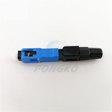 Quality SC UPC to SC APC Fiber Fast Connector Quick Field Installable Connector for sale