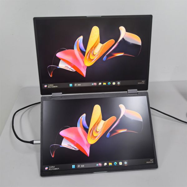 Quality 60Hz Refresh Rate and 16 9 Aspect Ratio Portable Display Dual Screen with Design for sale
