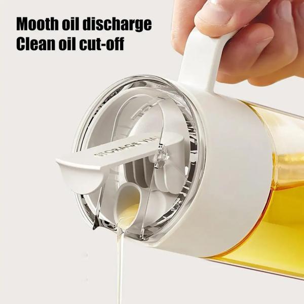 Quality Gravity Automatically Open Close Oil Dispenser Bottle Leakproof 550ml With for sale