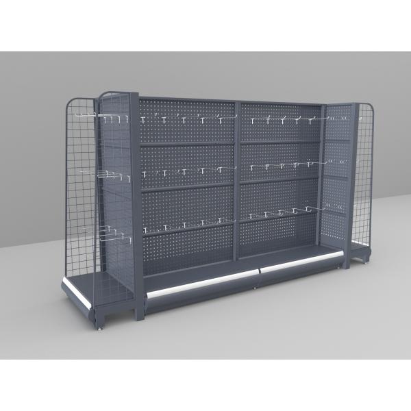 Quality Multilevel Stationery Shop Display Rack Shelves Metal Wall 5-8 Feet Mild Steel Commercial for sale