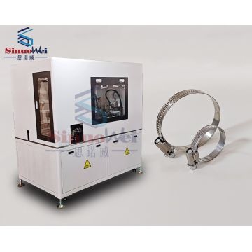 Quality Adjustable Worm Gear Geramn Type Hose Clamp Machine With Asymmetrical Lock for sale