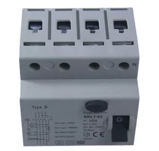 Quality Electromagnetic IP20 Type B Rcd Breaker For EV Charger 4P 415V for sale