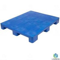 Quality Anti Slip Heavy Duty Plastic Pallet Blue 1200*1000*150mm With Nine Feet / Smooth for sale