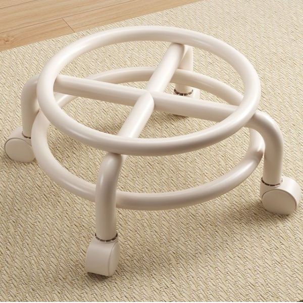 Quality Soft Padded Low Stool With Wheels Stain Resistant And Sun Resistant for sale