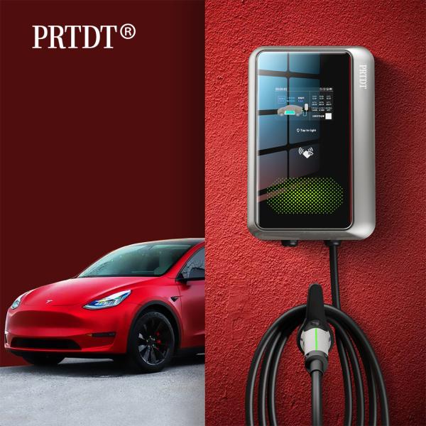 Quality 240-400v Wallbox 22kw Level 2 Fast Charging Station EV Wall Charger with No USB Port for sale