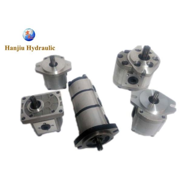 Quality Customized Hydraulic Gear Pump Simple / Compact Structure For Mini Loaders for sale