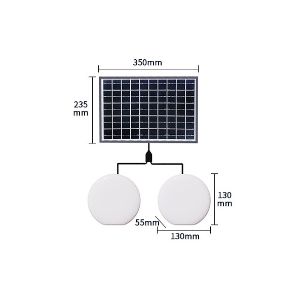 Quality IP66 2pcs Solar Camping Lights Outdoor Portable Camper Solar Lights for sale