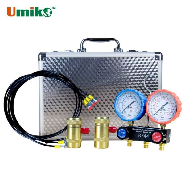 Quality High Precision AC Pressure Gauge Set Adjustable Compact Multifunctional for sale