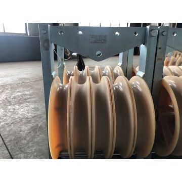 Quality MC Nylon Sheave 60KN 660MM Conductor Stringing Blocks for sale