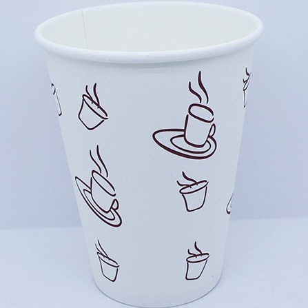 Quality Custom Takeaway Eco Friendly Paper Coffee Cups With Lids For Hot Drinks 12oz for sale