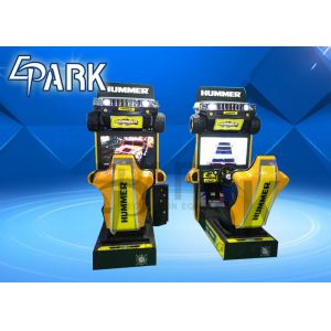 Quality Car Racing Game Simulator Machines With Plastic / Alloy Steel Structure for sale