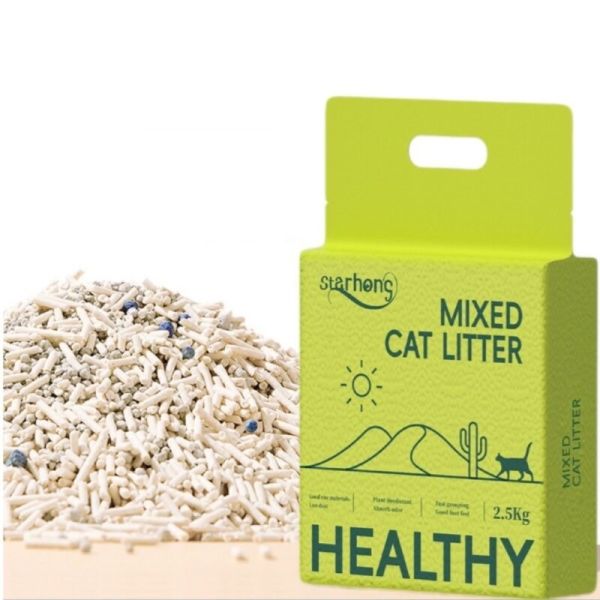 Quality Easy Clean Mixed Cat Litter Biodegradable Eco Friendly Tofu Cat Litter for sale