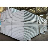 Quality 1150mm Width EPS Insulation Sandwich Panels With 0.3-0.6mm Steel Sheet Thickness for sale