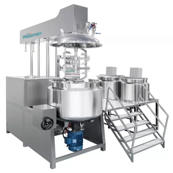 Quality Stable Practical Vacuum Emulsifying Homogenizer , 220V Vacuum Homogenizer Cream for sale