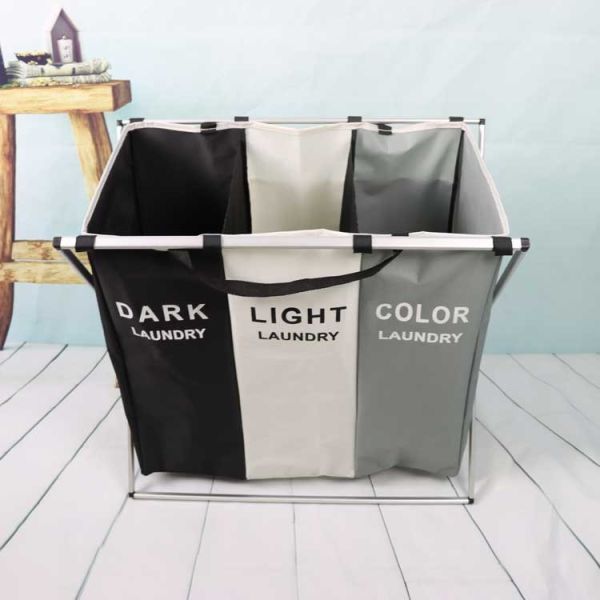 Quality Waterproof Separated Collapsible Laundry Hamper Foldable Multiscene Use durable for sale