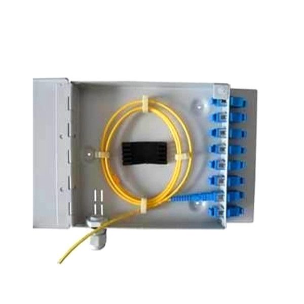 Quality FTTH Mini Wall Mount Fiber Optic Terminal Box 8Port SC / LC / ST / FC for sale