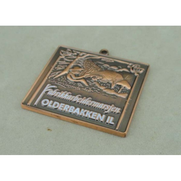 Quality Antique Copper Die Cast Medals Arts Achievement Medal 2.5 Inch 3.5 Mm Thickness for sale