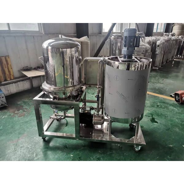 Quality Food Beverage Diatom Earth Filter For Beer Stainless Steel Filter Machine for sale