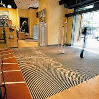 Quality Aluminum Commercial Entrance Mats Custom Logo Heavy Duty for sale