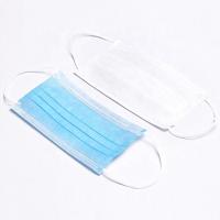 Quality Blue White Medical Surgical Face Mask Antibacterial Earloop Face Masks for sale