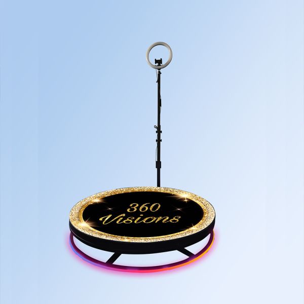 Quality 360 Degree Wireless Photo Booth Automatic Rotating Camera Booth For Advertising for sale