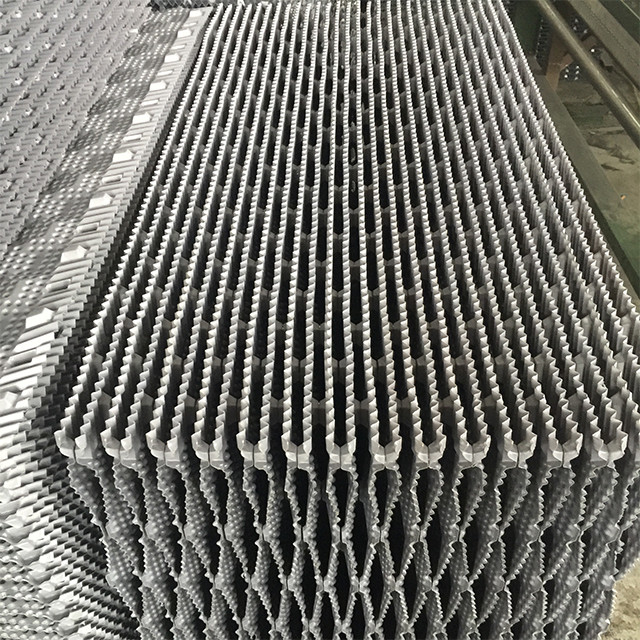 Honeycomb PVC Sheet Cooling Tower Filler Replacement Media 850mm 1000mm 3